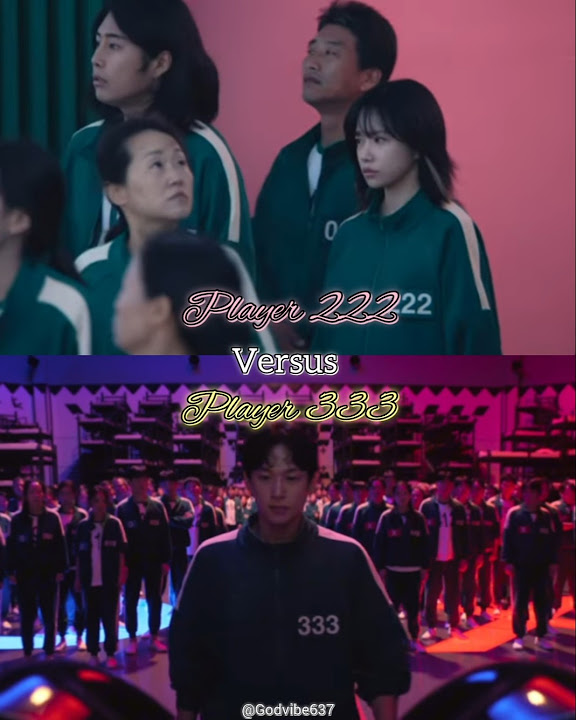 Player 222 VS Player 333 #edit #squidgame2 #kdrama #trending #netflix #shorts - YouTube