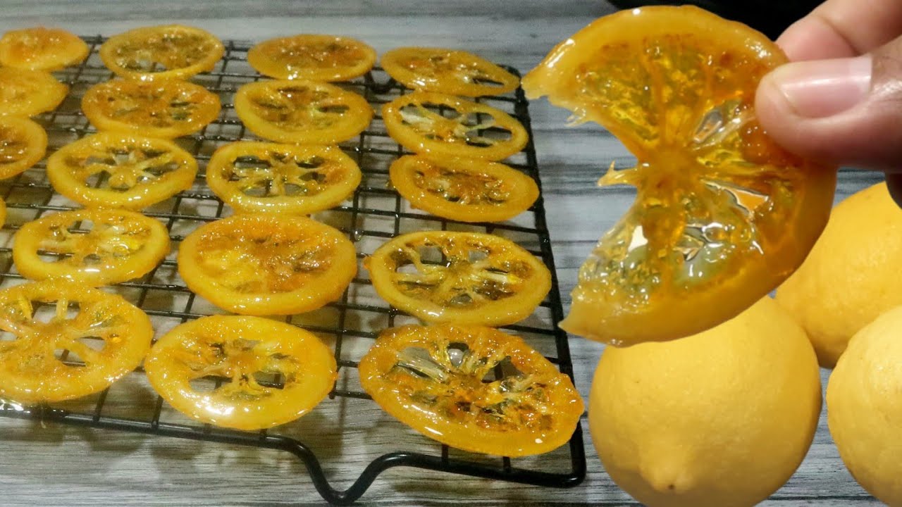 LEMON CANDY | Candied Lemon Slices - YouTube