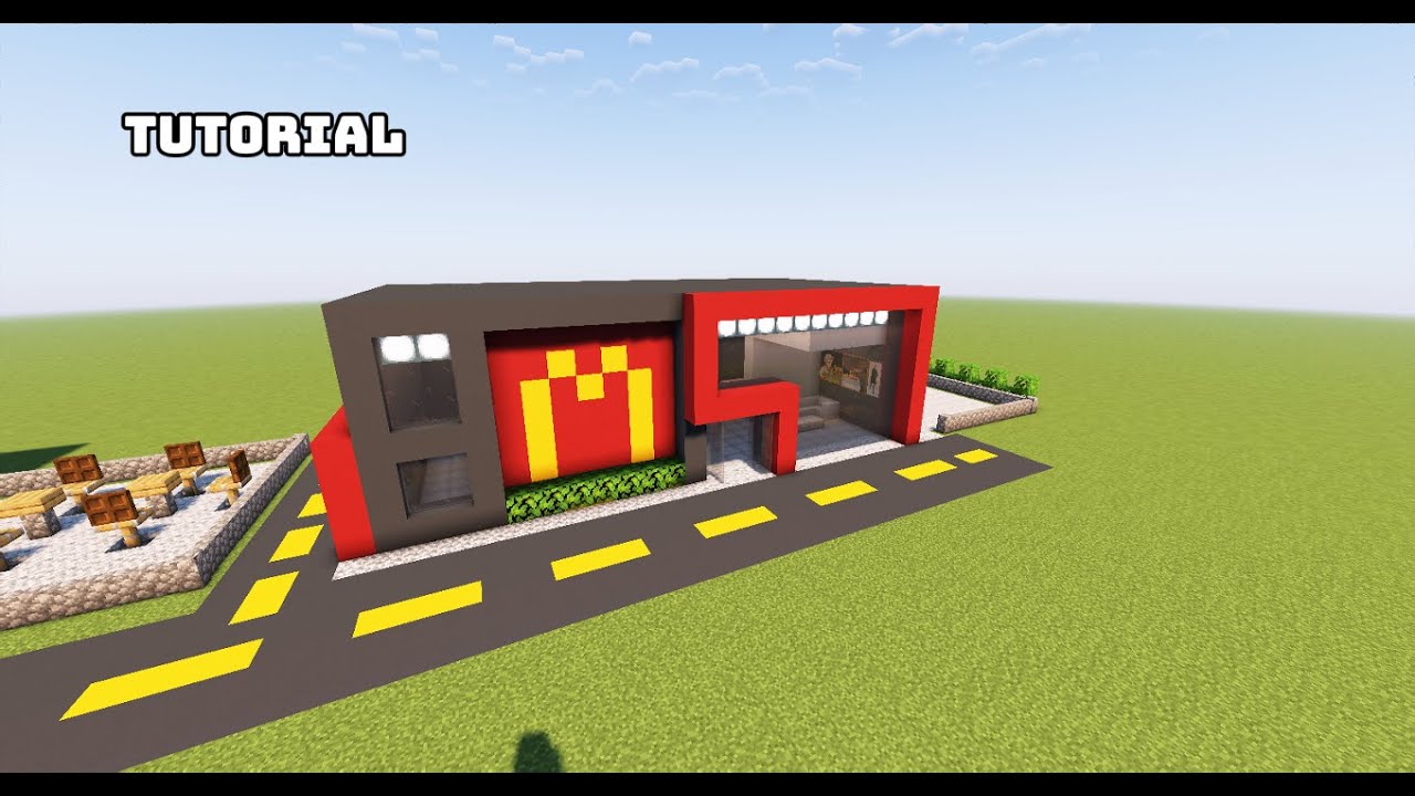 How to build McDonald's in minecraft - YouTube