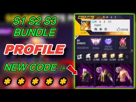 How To Add S1 S2 S3 Bundle In Free Fire Bio 😱| S1 S2 S3 Bundle Bio New ...
