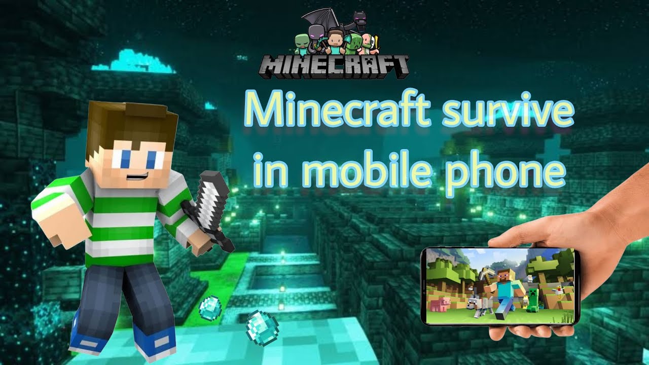 Minecraft survive in mobile phone Minecraft gameplay video#gaming # ...