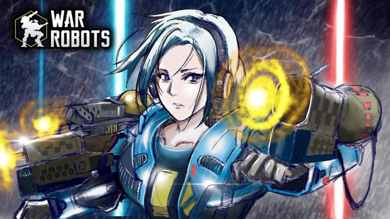 【War Robots】How to Draw a Hover (Cosplay) / FANART Painting Time Lapse ...