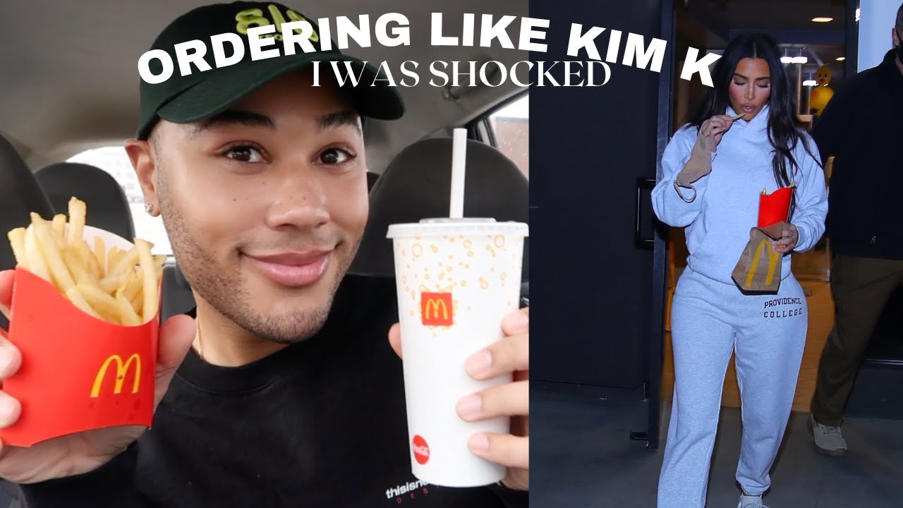 ORDERING MCDONALDS LIKE KIM KARDASHIAN - YouTube