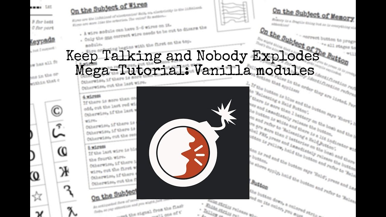 KTANE - How to: Vanilla Module Mega-tutorial - YouTube