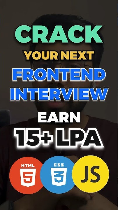How To Crack Frontend Interviews? #shorts #programming #developerlife # ... How To Crack Frontend Interviews? #shorts #programming #developerlife # ...