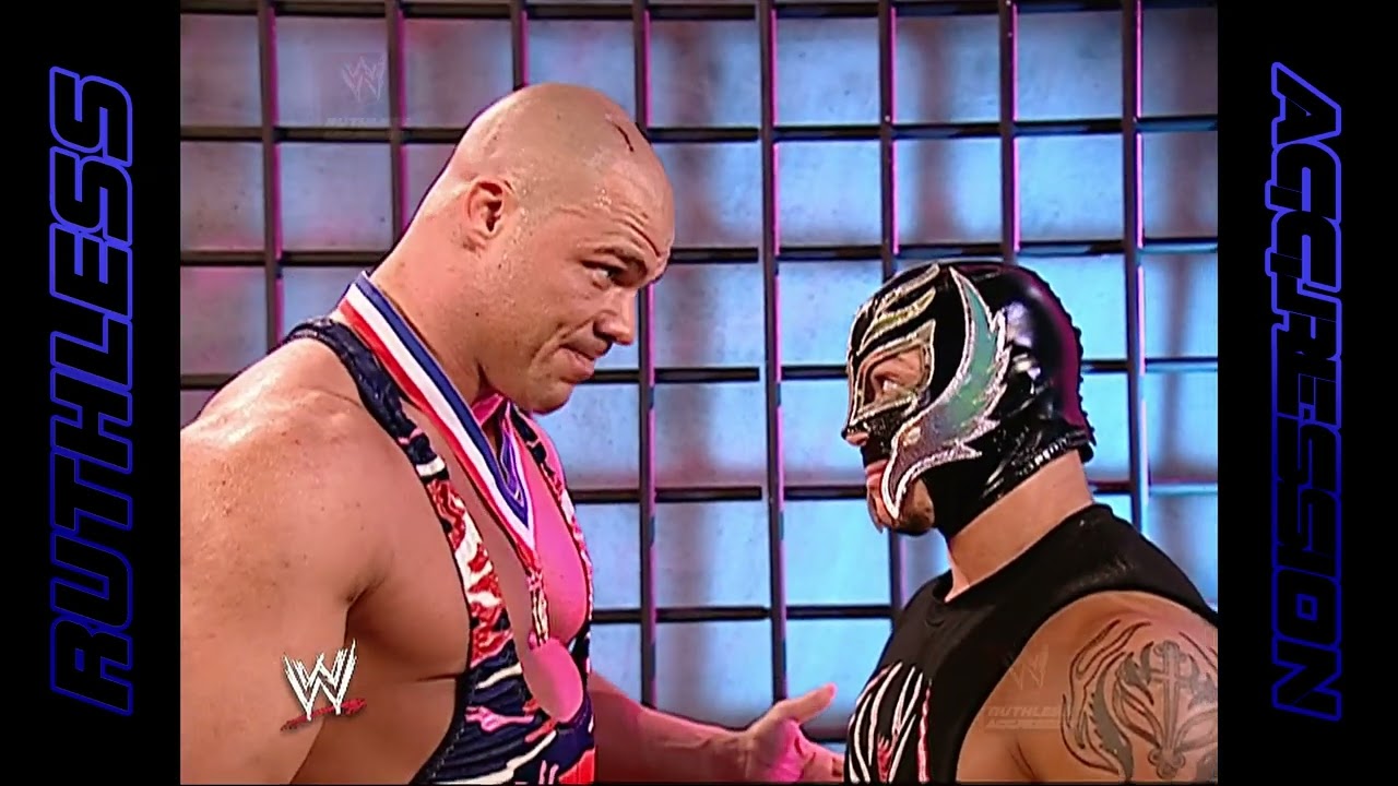 Kurt Angle confronts Rey Mysterio | SmackDown! (2002) - YouTube