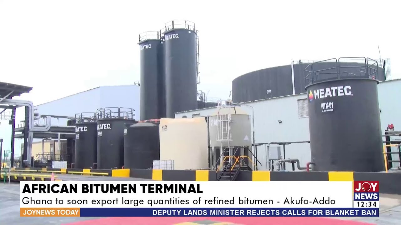 African Bitumen Terminal: Ghana to soon export large quantities of ...