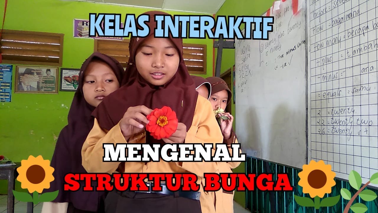 CARA MUDAH MENGENAL STRUKTUR BUNGA MATA PELAJARAN IPAS KELAS 4 SD - YouTube