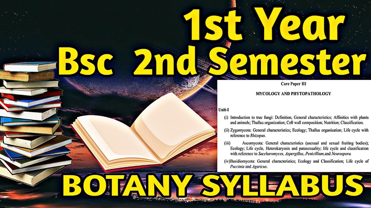 3 Bsc 1st Year 2nd Semester BOTANY SYLLABUS Mycology And 3-bsc-1st-year-2nd-semester-botany-syllabus-mycology-and