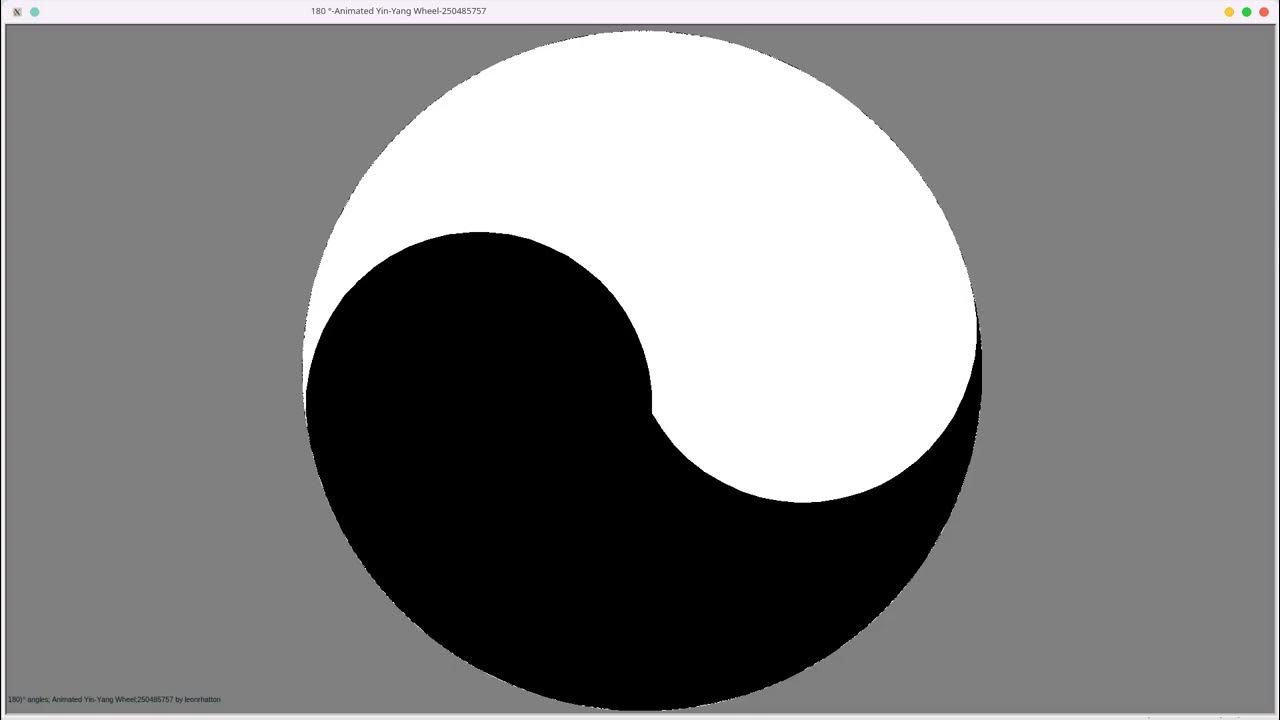 Animated Yin-Yang Wheel - YouTube
