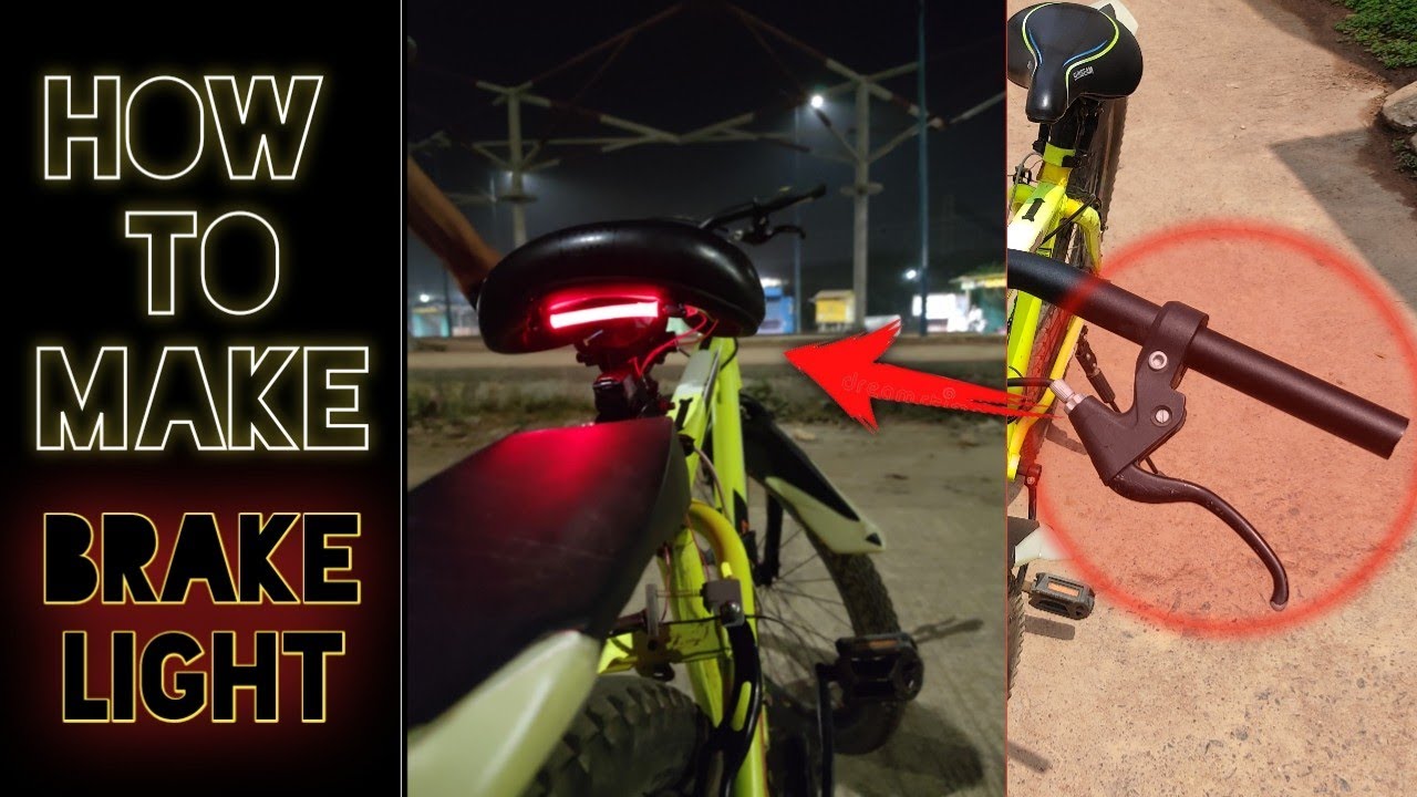DIY Cycle Brake Light out of Scrab - YouTube