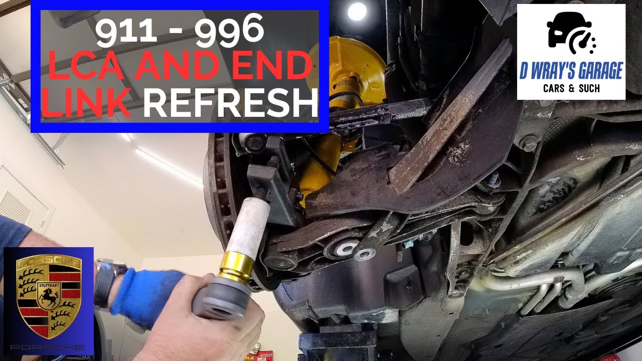 Porsche 911 996 Lower Control Arm and Sway Bar Links Replacement - YouTube