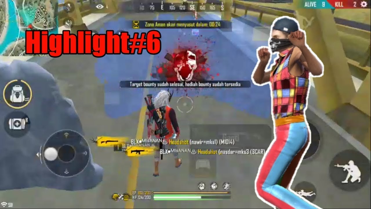 [Highlight free fire] BEST KILLING TOP GLOBAL KNOCK - GARENA FREE FIRE ...