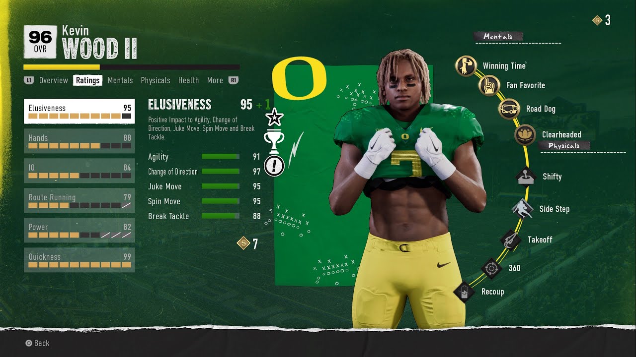 My 300 pound RUNNING BACK is unstoppable in NCAA 25!! - YouTube