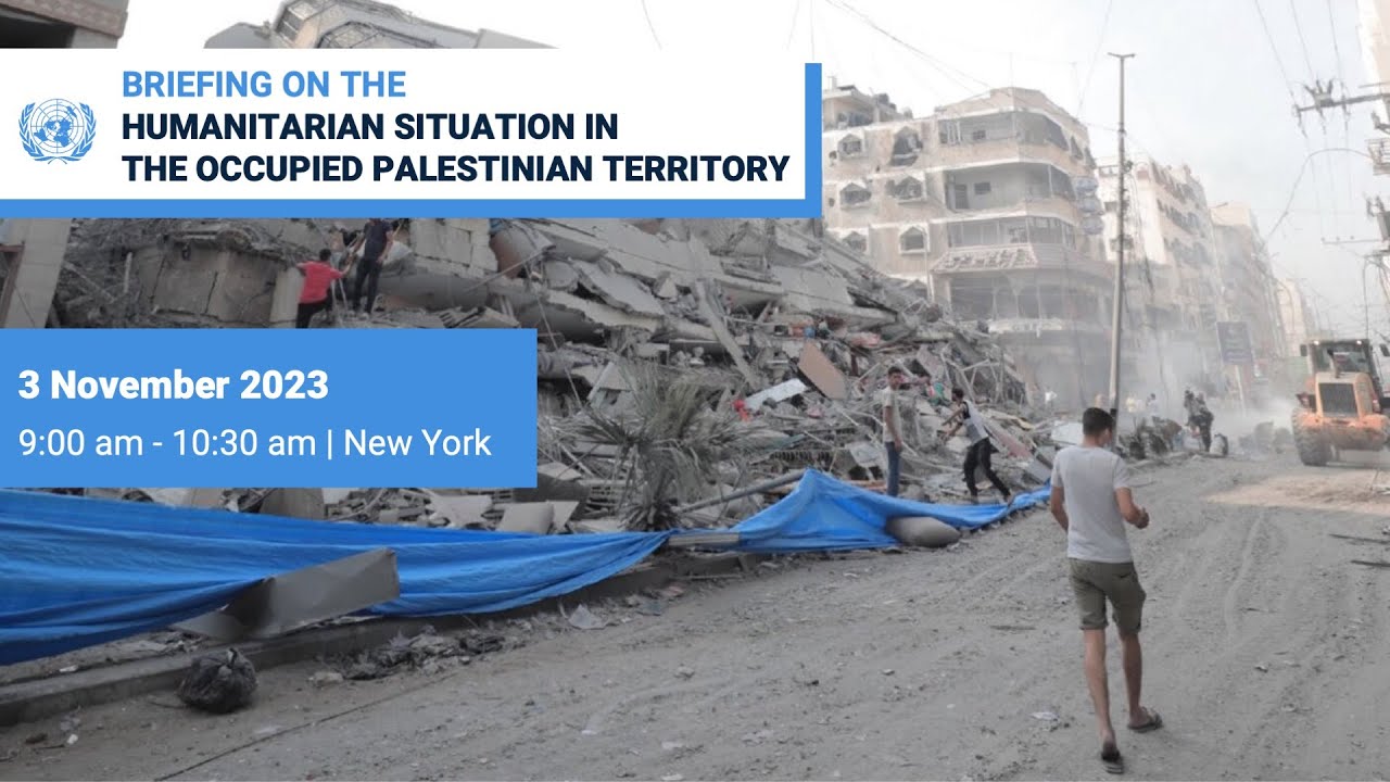 OCHA Briefing on the Humanitarian Situation in the Occupied Palestinian ...