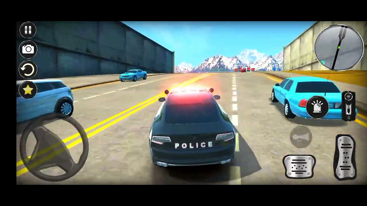 Drift Police Car Game ( chase and smash cars ) - YouTube