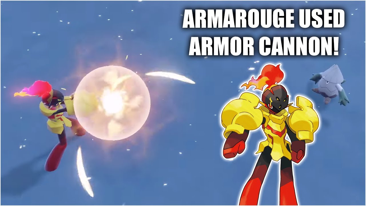 Armarouge used Armor Cannon! - YouTube