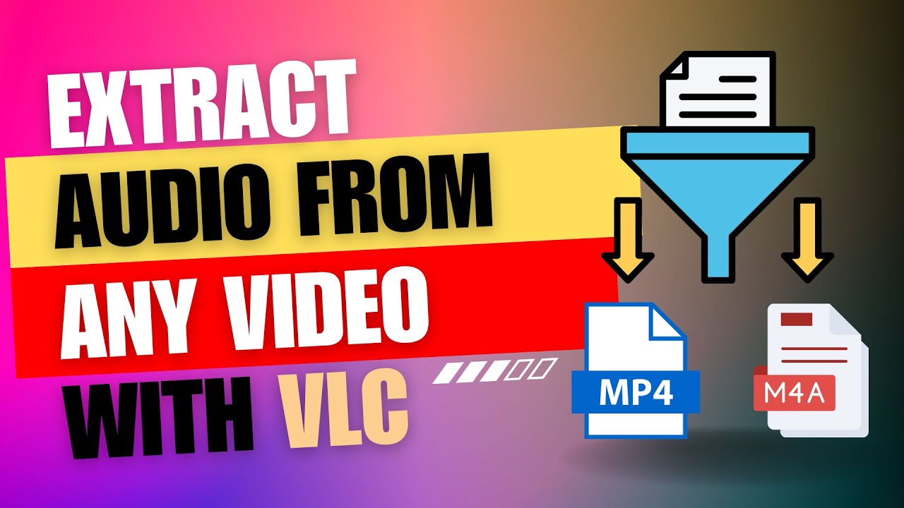 How To Extract Audio From Any Video With VLC #tutorial - YouTube