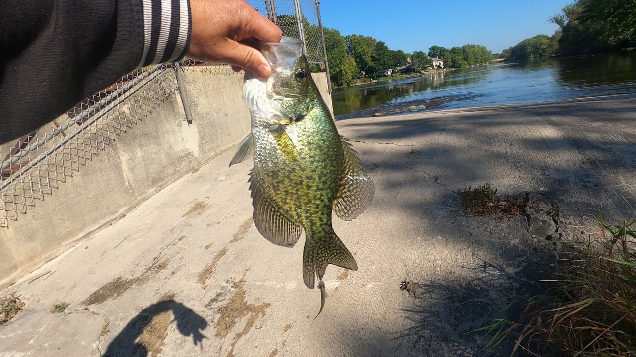 Fall crappies fishing in Waterford, WI - YouTube