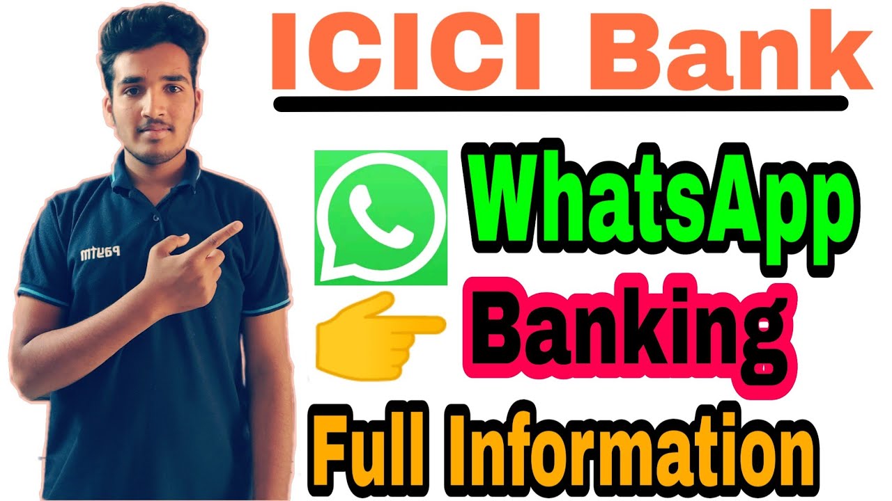 ICICI whatsapp banking || how to check account number on whatsapp - YouTube