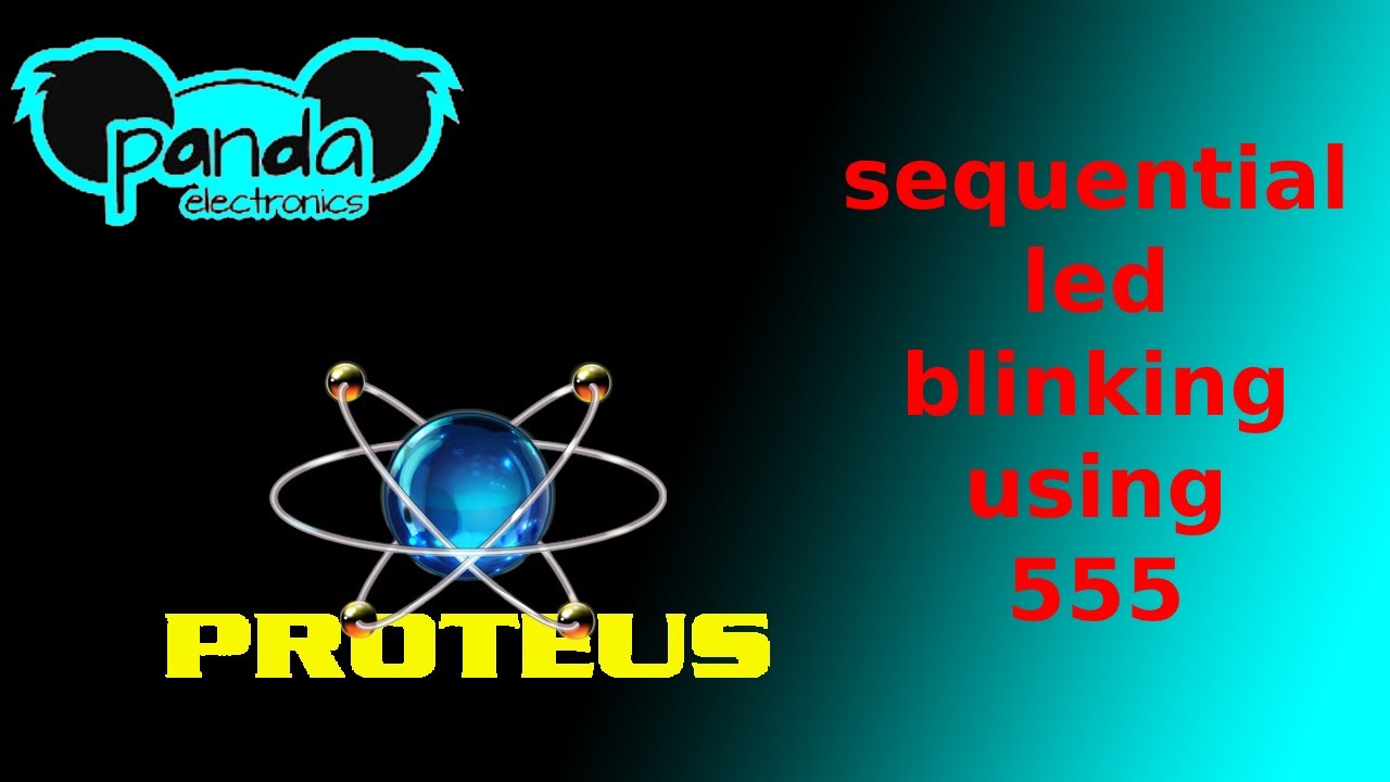 Tutorial 2 || Sequential LED Blinking using 555 || PROTEUS - YouTube