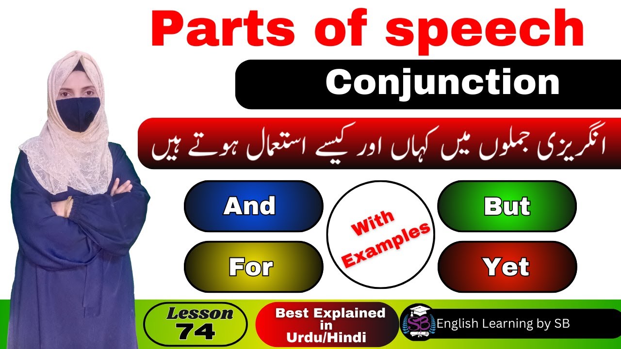conjunction | types of conjunction | parts of speech | English learning ...