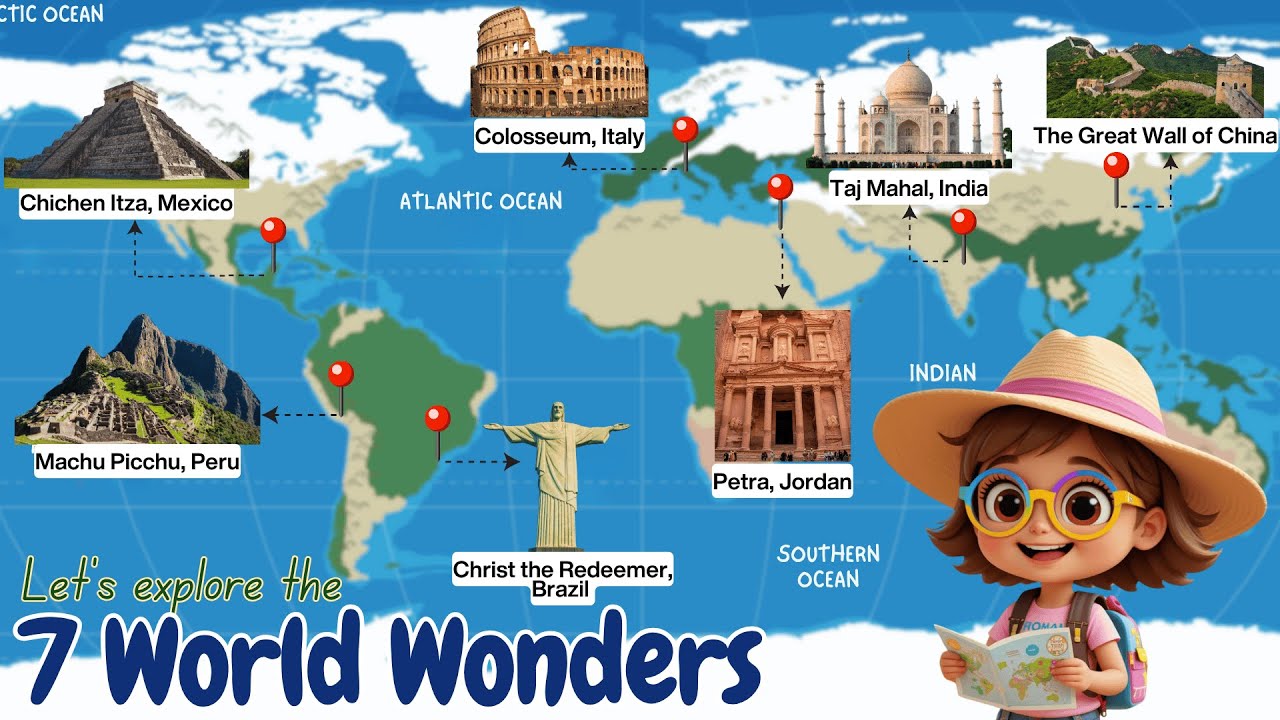 Let’s Explore the 7 Wonders of the World! | Fun Learning for Kids - YouTube