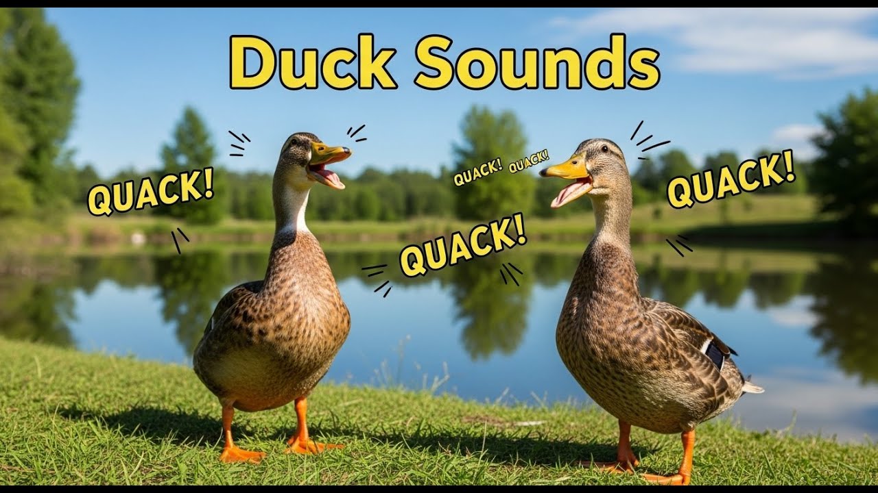 Learn the Duck Sound – Easy Animal Sound Lesson - YouTube