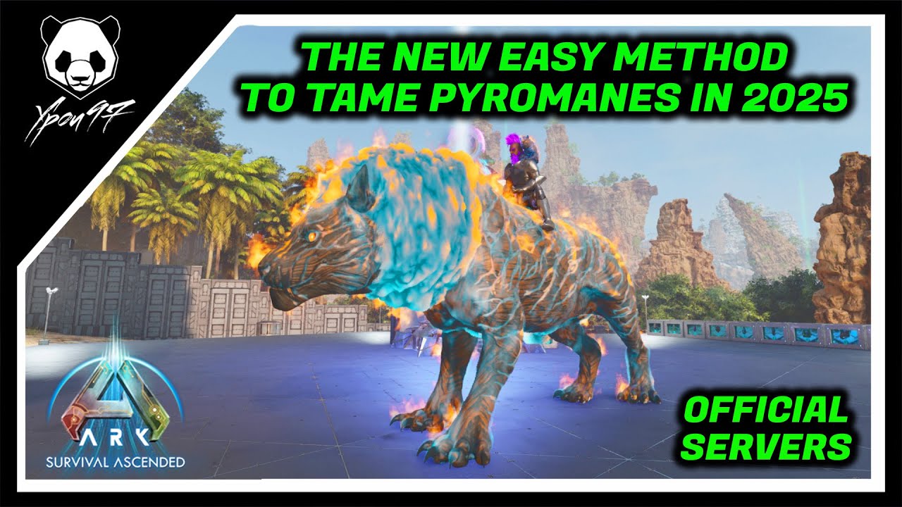 The New Easy Method To Tame Pyromanes In 2025 | ARK: Survival Ascended ...