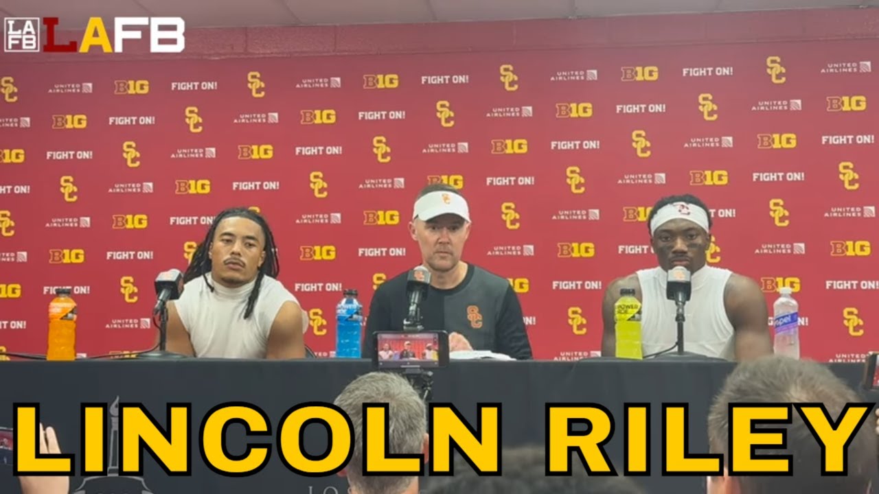 Lincoln Riley Speaks On USC Trojans 59-20 Win Over Georgia Southern ...