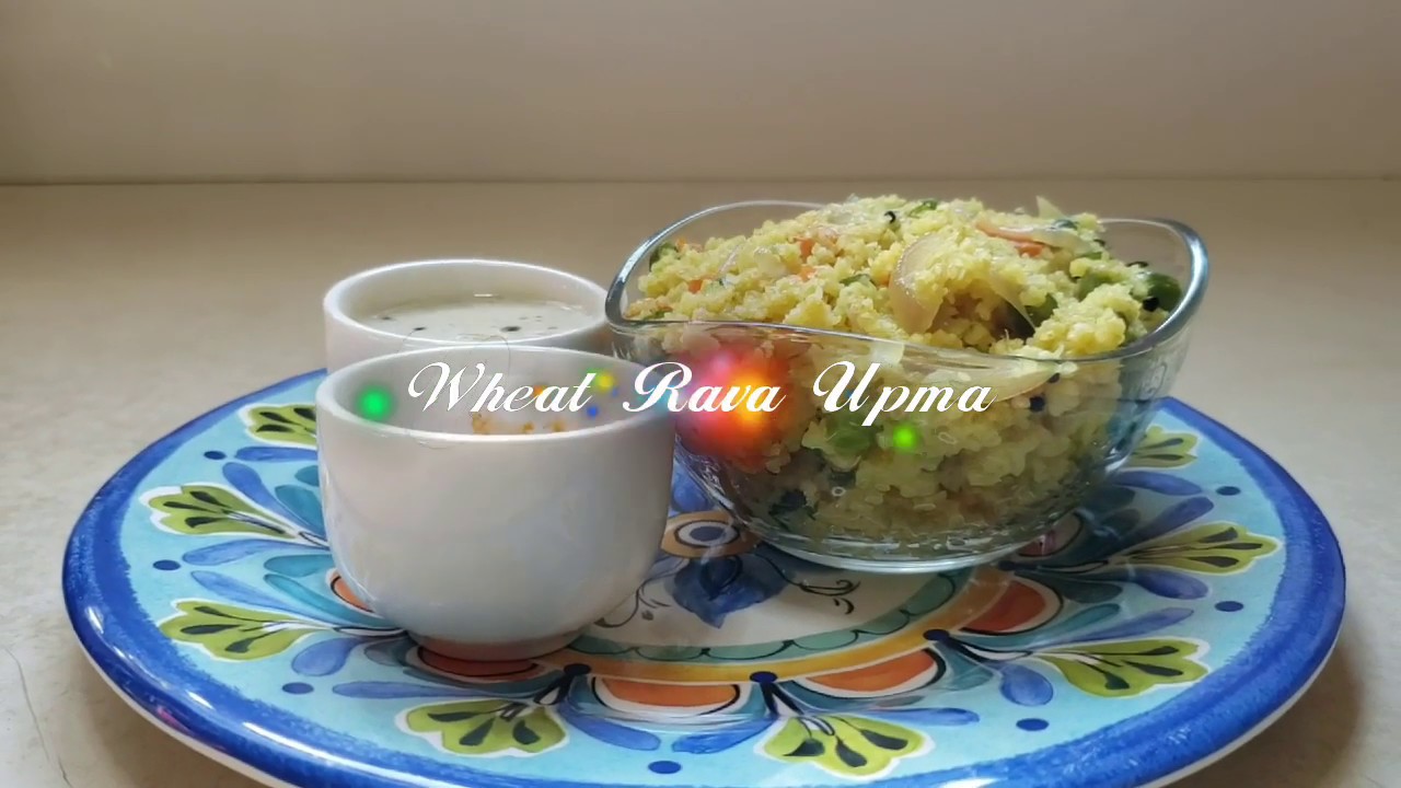 Wheat Rava Upma | Gothumai Rava Upma Recipe | Upma Recipe - YouTube