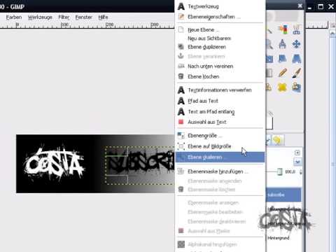 Tutorial - Gif Banner mit Gimp erstellen - YouTube