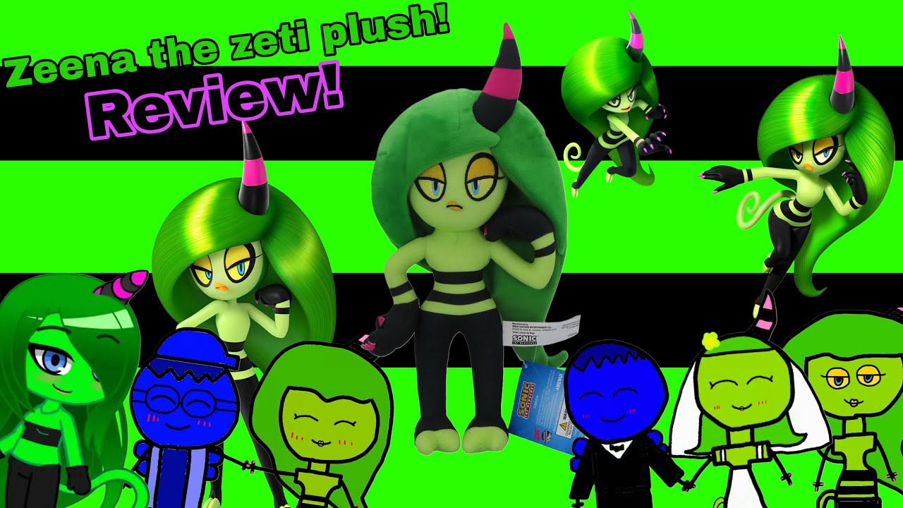 Zeena the zeti plush Review Vlog! 😍💚🥰🖤😘💚🥰🖤😍 - YouTube