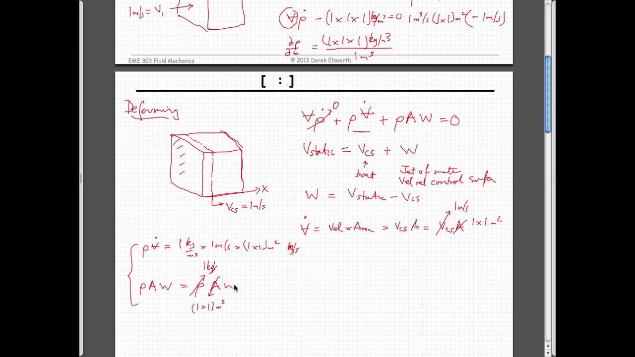 7:1 Conservation of Momentum - Relationship to Bernoulli and Reynolds ...