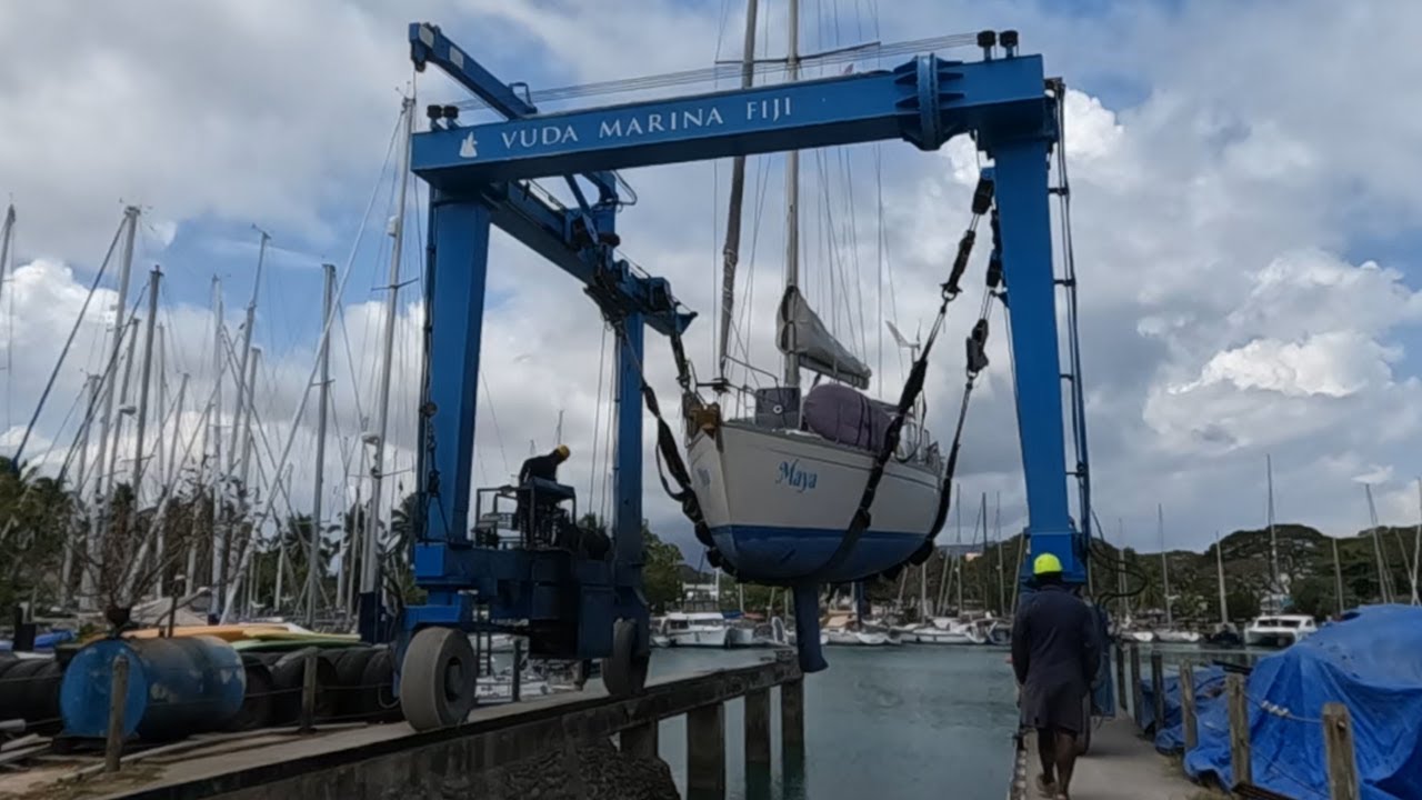 Ep 10: Hauling Out for Repairs, & Cyclone Season in Fiji! - YouTube