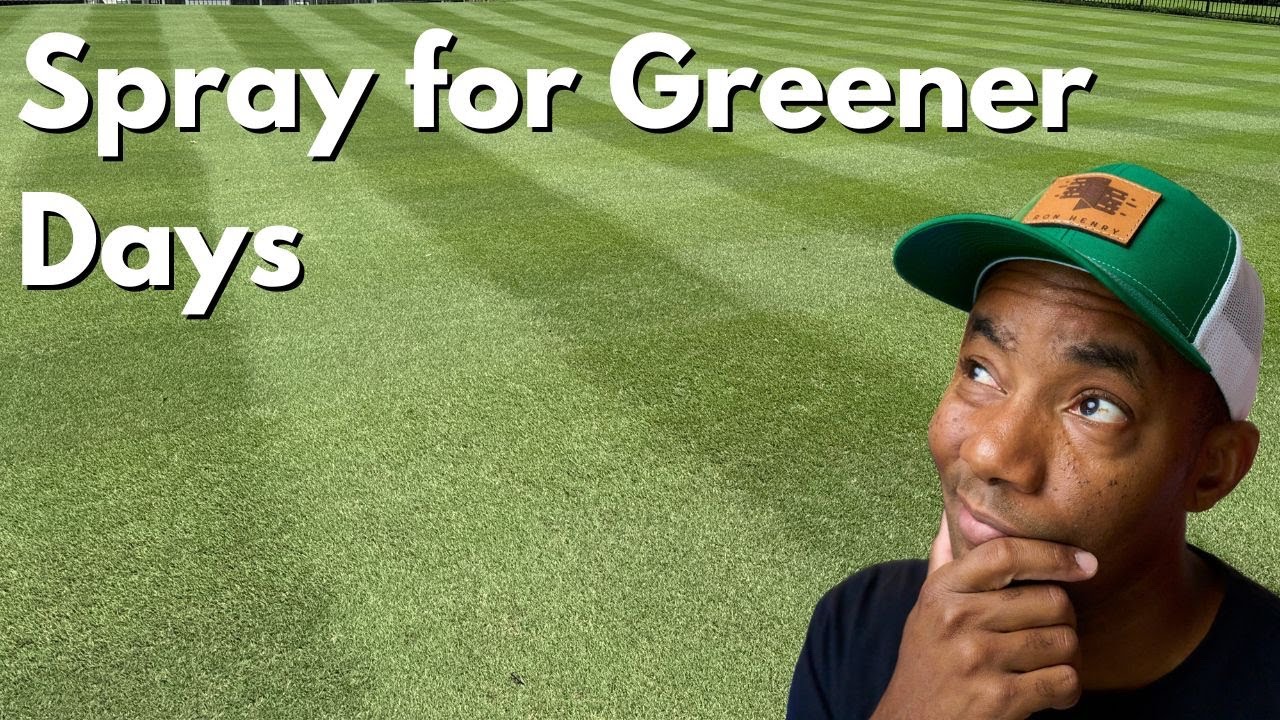 Lawn Spraying Tips - Golf Course Lawn - YouTube