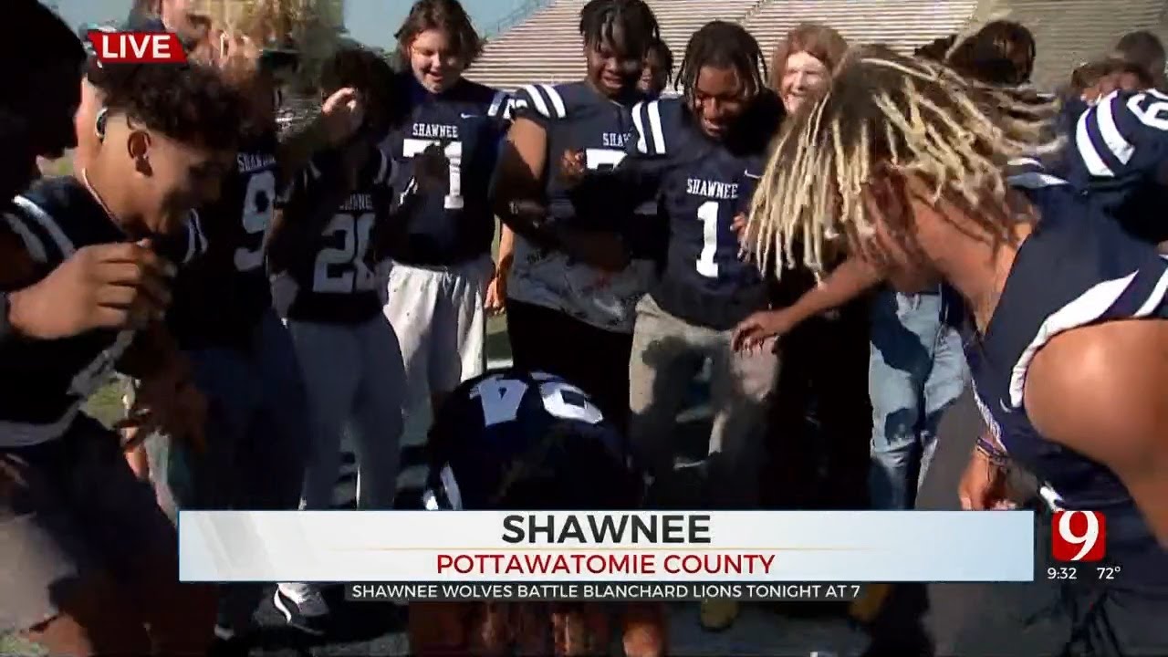 WATCH: Shawnee Wolves Gear Up For Game Against Blanchard Lions At Pep ...