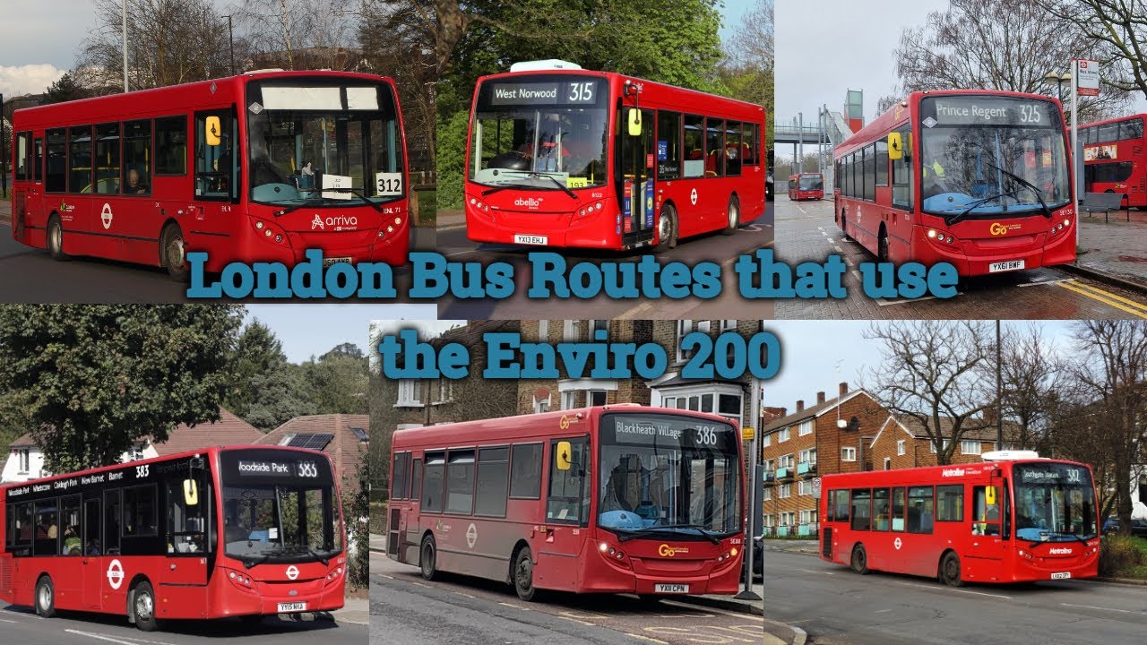London Bus Routes that use the Enviro 200 (PART 1) - YouTube