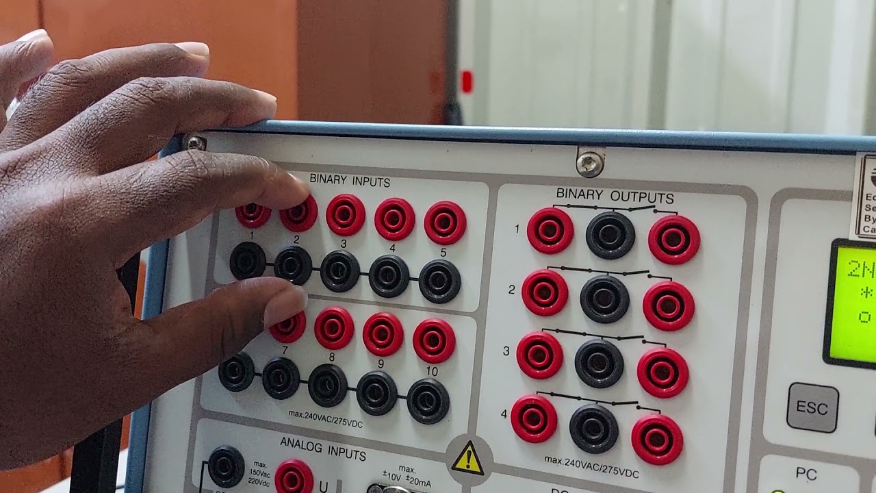 Relay Testing (secondary Injection test) Using FREJA 306 Test kit ...