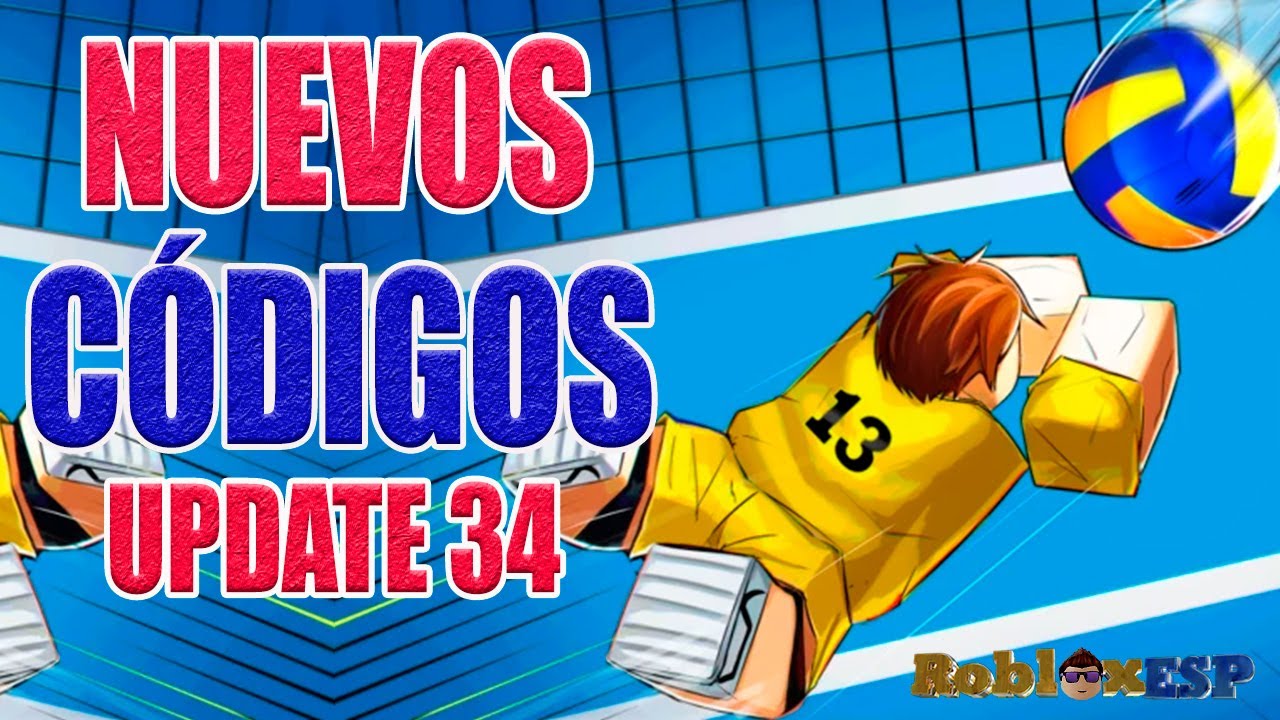 UPDATE 34 🏐 NUEVOS CÓDIGOS DE LEYENDAS DE VOLEIBOL 🏐 VOLLEYBALL LEGENDS ...