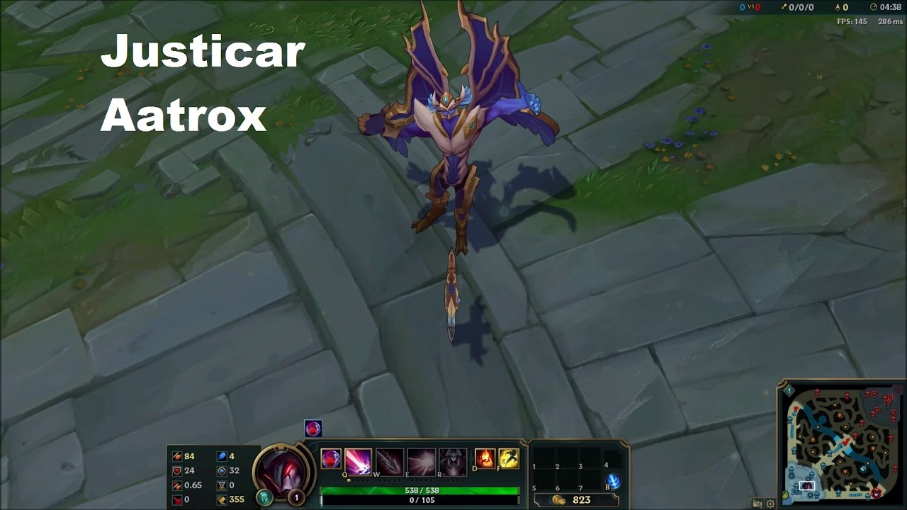 Justicar Aatrox Skin Spotlight - League of Legends - YouTube