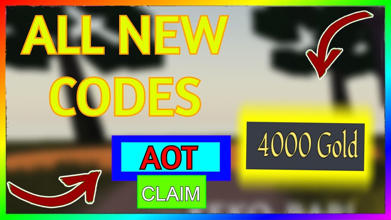 *OCTOBER 2021* ALL *NEW* WORKING CODES FOR UNTITLED ATTACK ON TITAN *OP ...