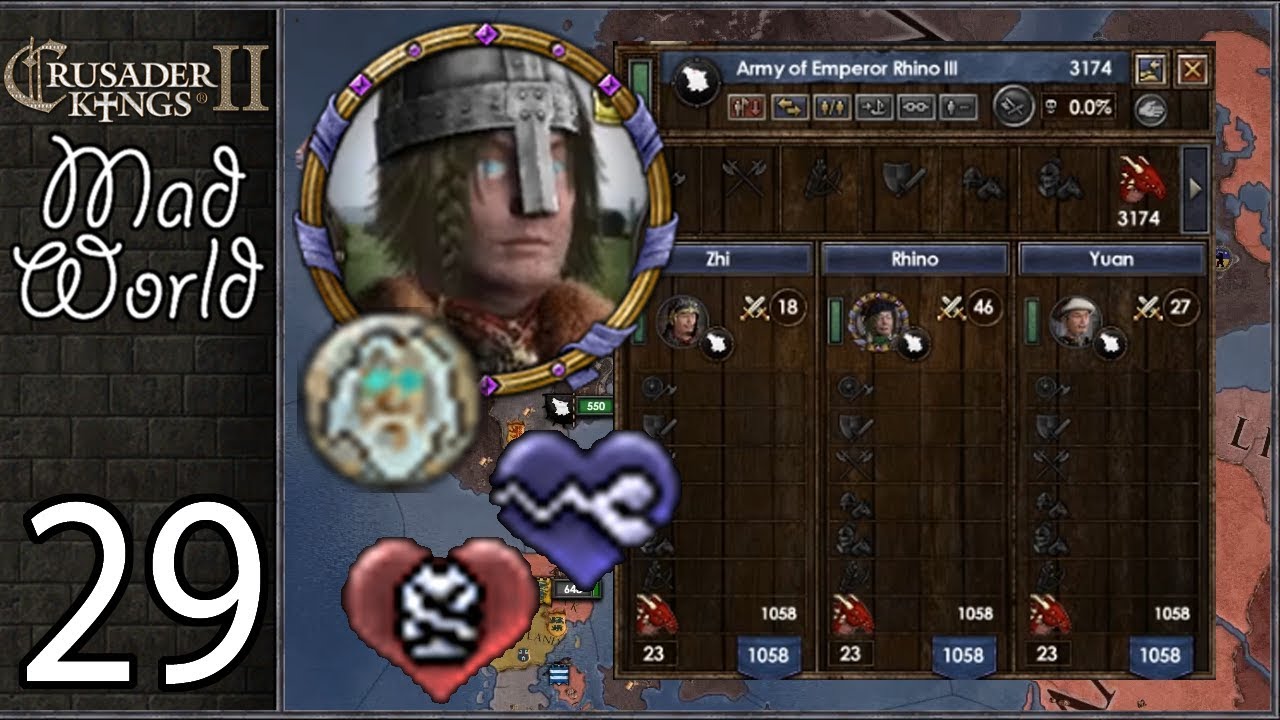Crusader Kings 2: Mad World #29 - Inbred Lunatic God, Best Ruler Ever ...