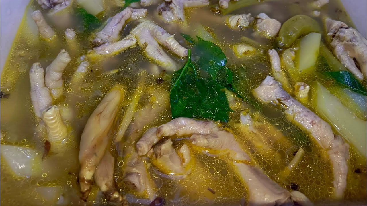 Chicken feet Tinola😋 - YouTube