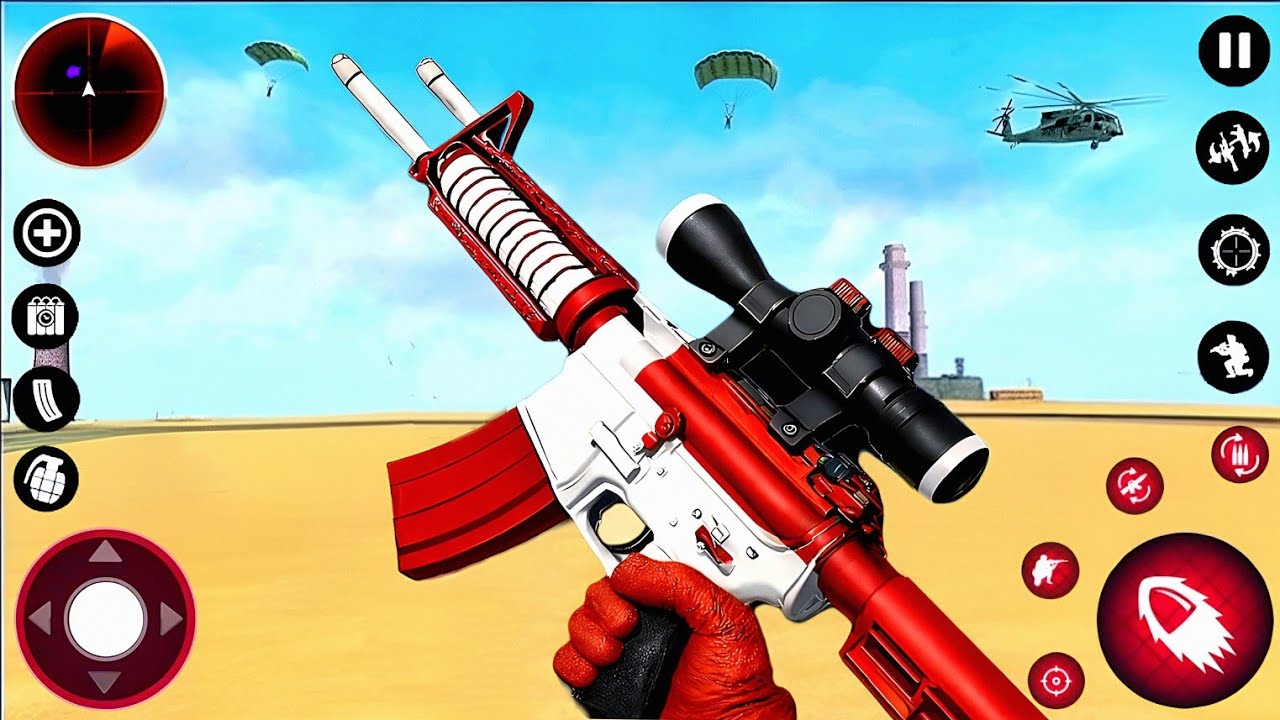 FPS Encounter Gun Shooting Games - Android GamePlay - YouTube