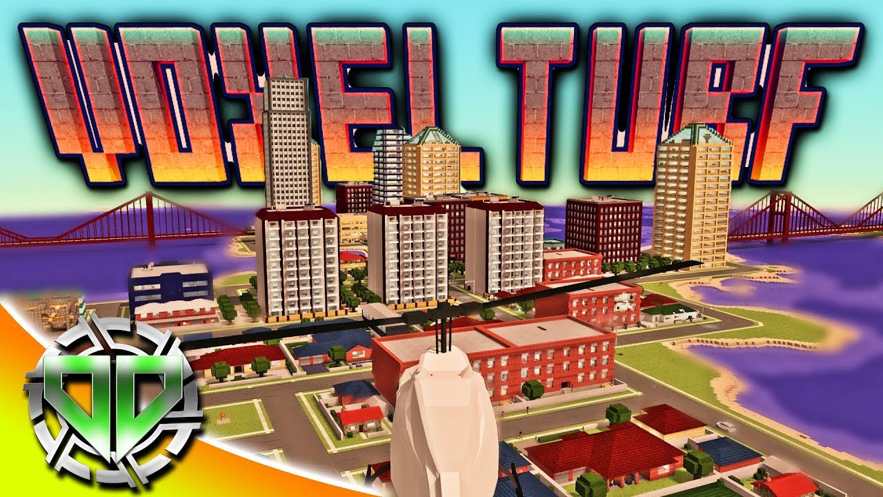 Voxel Turf Gameplay : Build Cities, Battle Friends, Create an Empire ...