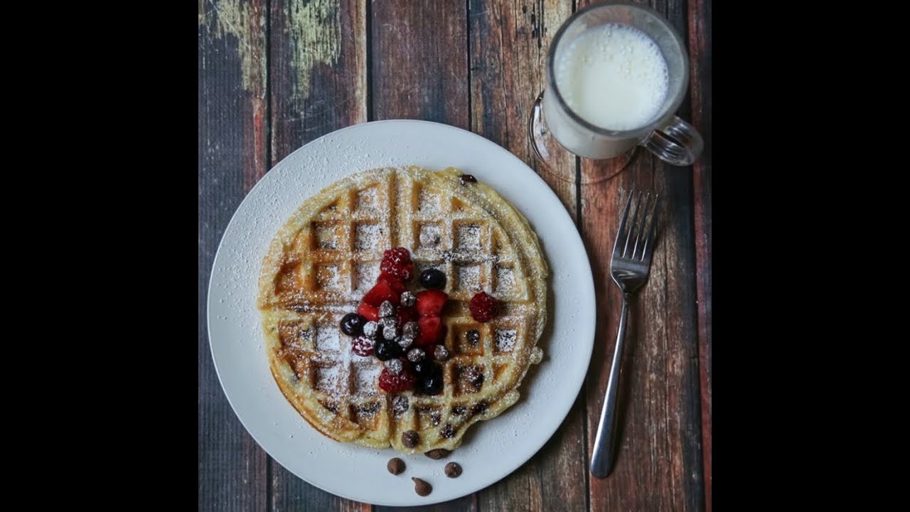 How to Make Easy Waffles - A Delicious Breakfast Recipe - YouTube
