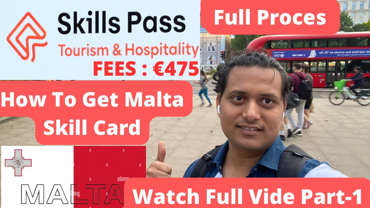 How To Get Malta 🇲🇹 Skill Card ! Full Process ! Watch Full Video ! Part ...