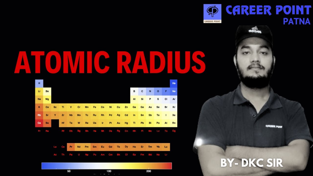 Atomic Radius | Periodic Table | IIT JEE/NEET| BY DKC SIR - YouTube