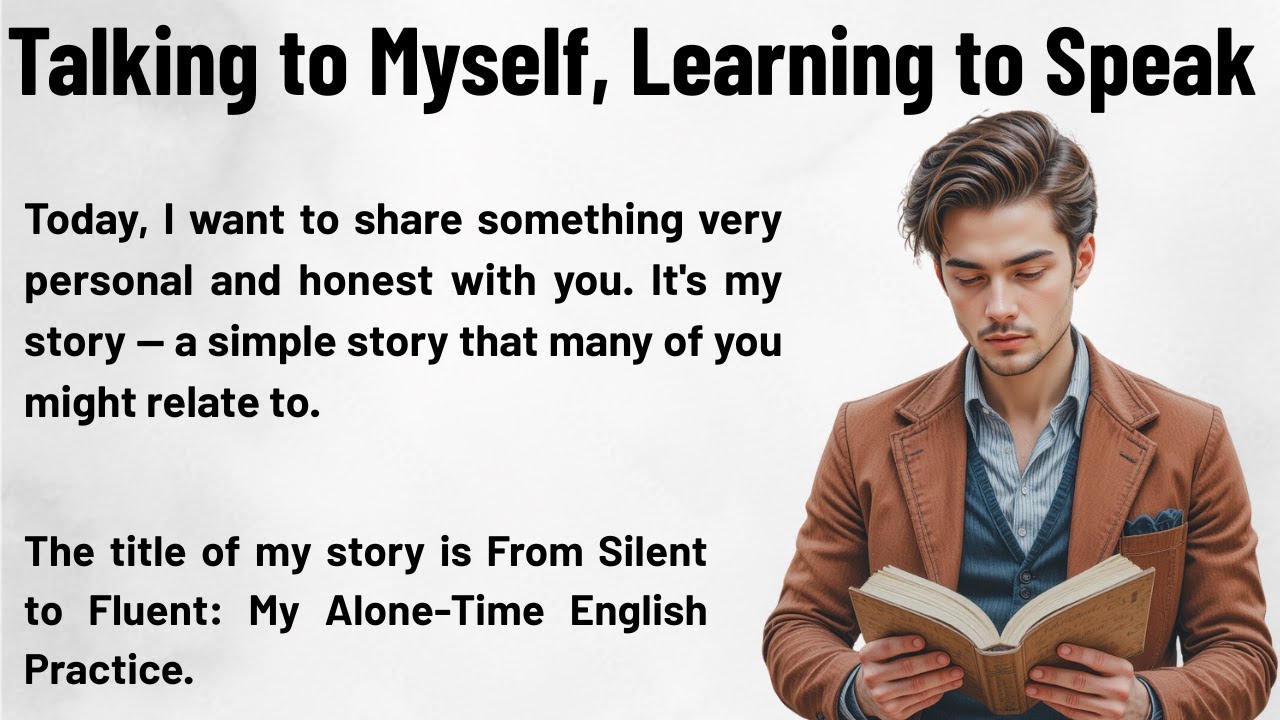 Talking to Myself, Learning to Speak || Graded Reader || Improve Your ...